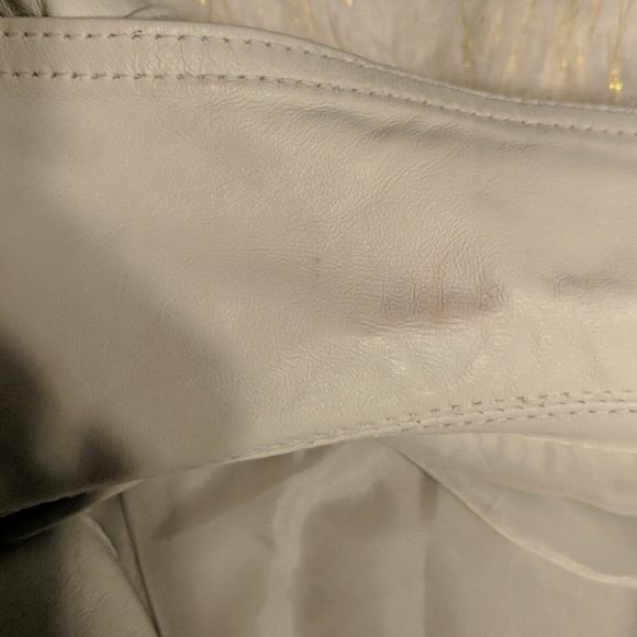 Marc Mattis | Jackets & Coats | Ladies Marc Mattis White Leather Jacket ...